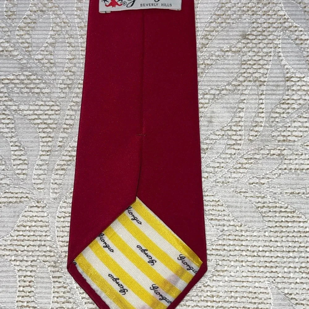 Giorgio Beverly Hills | Accessories | Giorgio Beverly Hills Red Silk ...